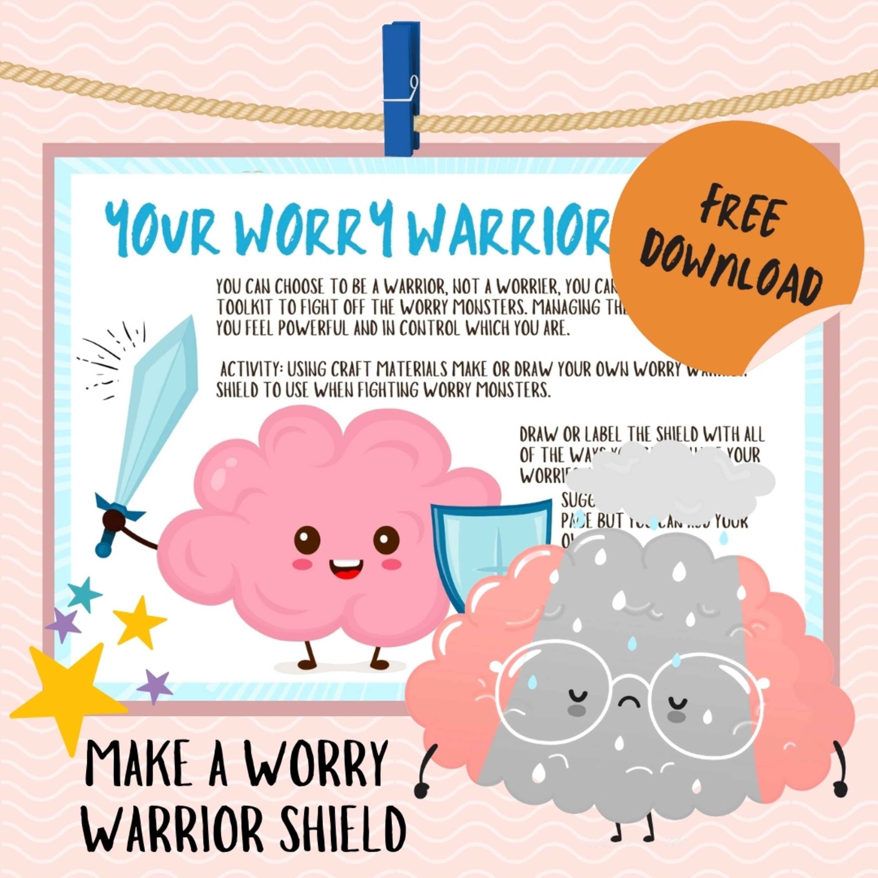Your Worry Warrior Shield
