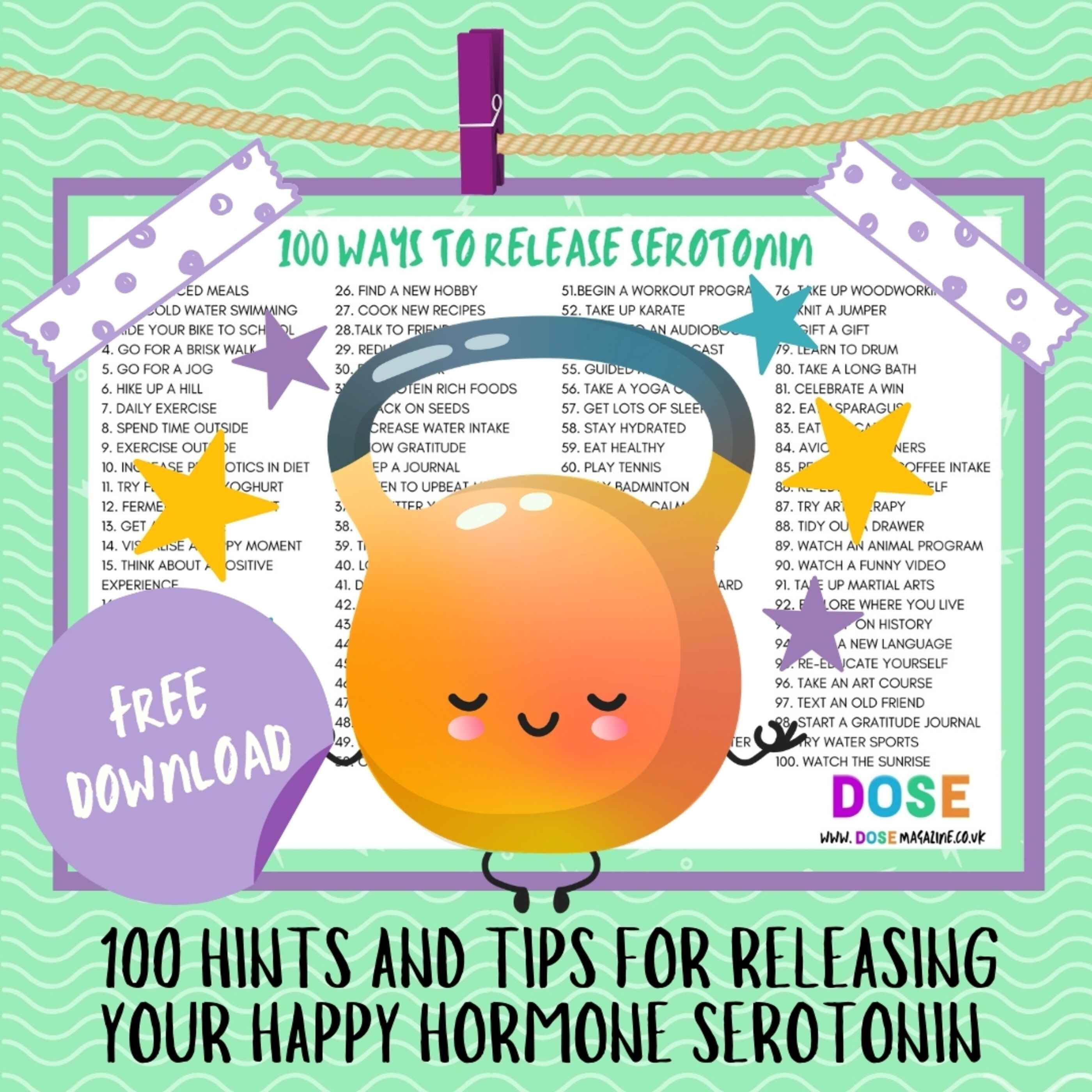 100 Ways To Release Serotonin