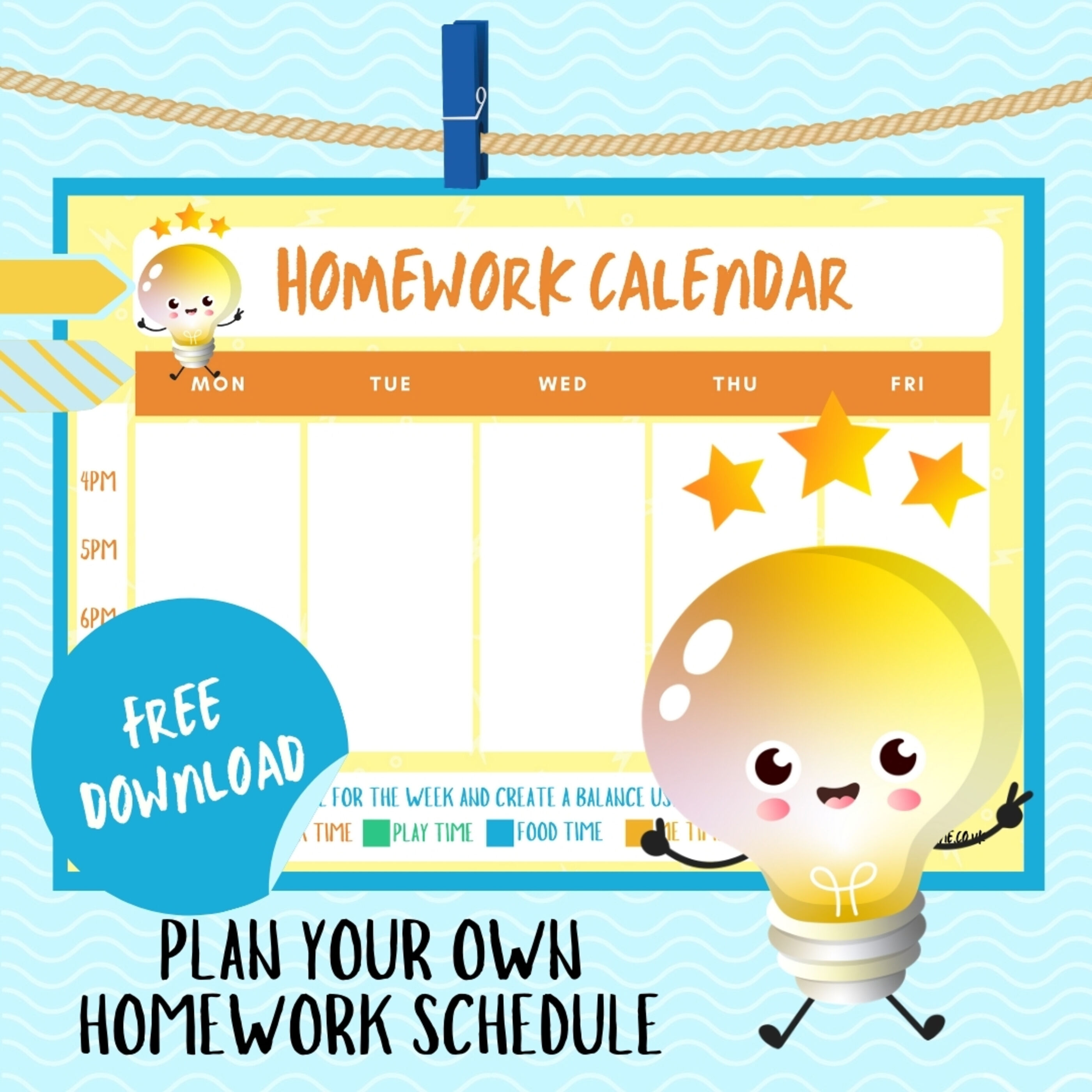 Homework Calendar