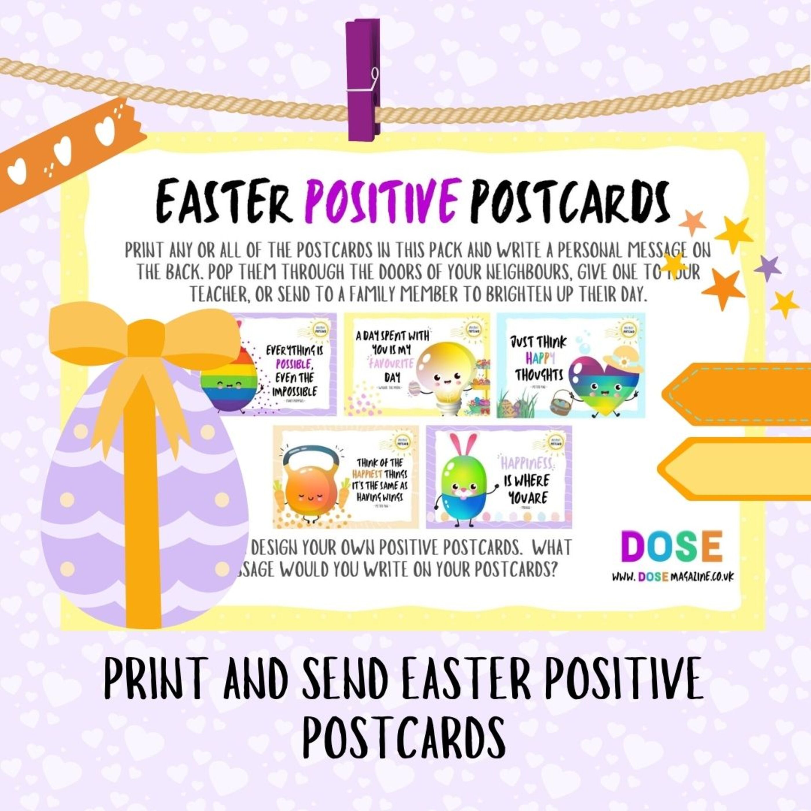 Easter Positive Postcards